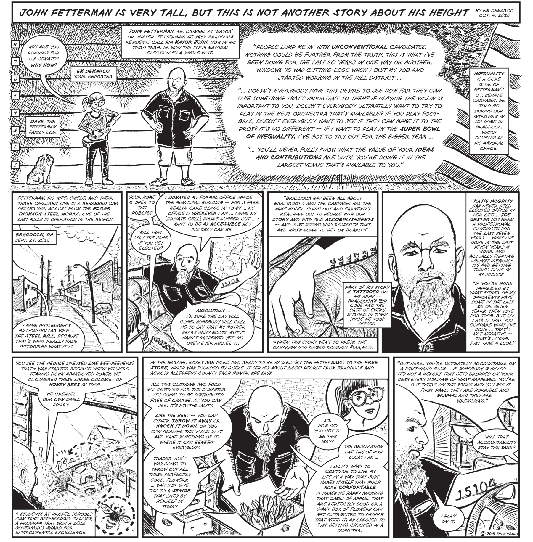 John Fetterman is very tall, but this is not another story about his ...